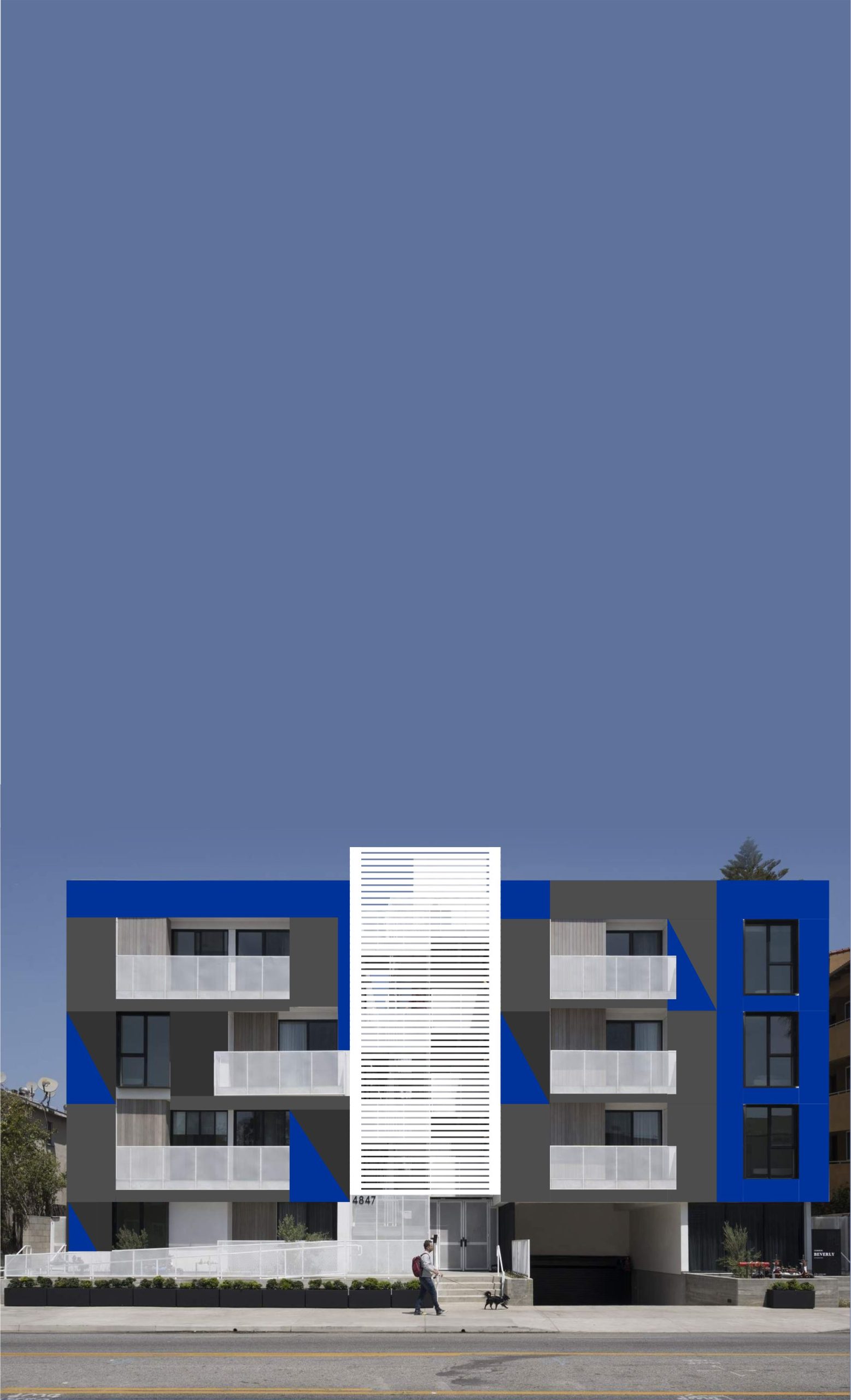 Acm azul - Fachada em acm azul - Chapa em Acm ⋆ North Visual